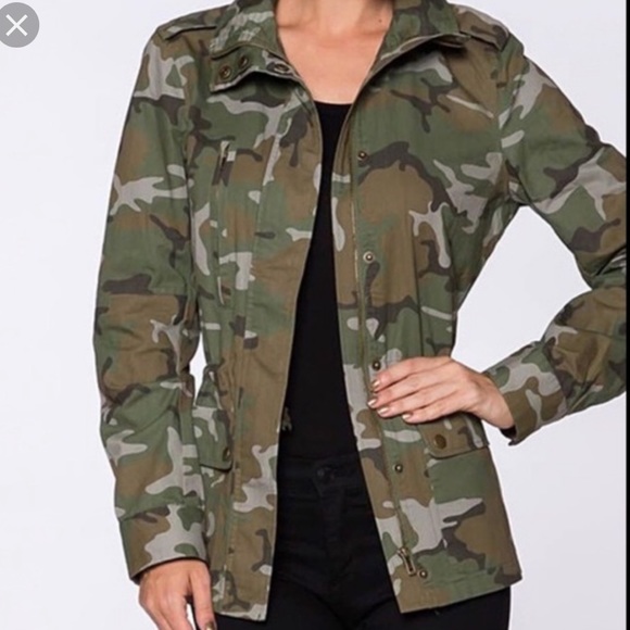 Love Tree | Sweaters | Camo Utility Jacket Nwot | Poshmark
